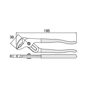 HOZAN HOZAN ウォーターポンププライヤー P-244 : WebALL Yahoo!ショップ - 通販 - Yahoo!ショッピング