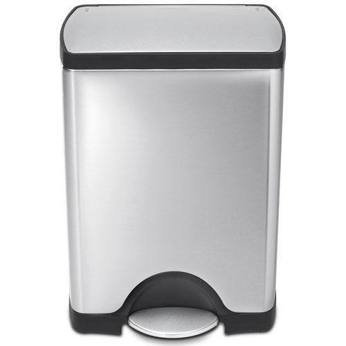 メーカー直送 simplehuman レクタンギュラーステップダストボックス 30L シルバーステンレス CW1884 00120 : webby shop - 通販 - Yahoo!ショッピング