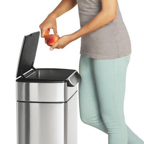 メーカー直送 simplehuman レクタンギュラータッチバーダストボックス 40L シルバーステンレス CW2014 00129 :0838810015583:webby shop ...