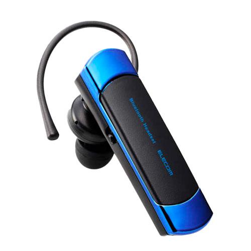 エレコム ELECOM ヘッドセット Bluetooth 5.2 片耳 ワイヤレス イヤホン マイク付き ハンズフリー iPhone Android ブルー LBT-HS21MPBU ...