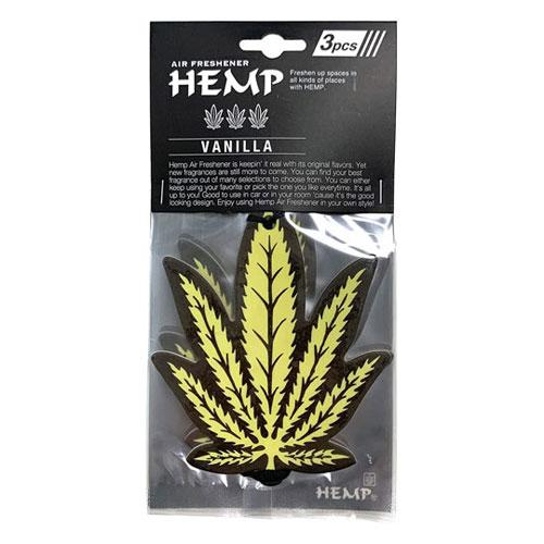 HEMP ヘンプ ルームフレグランス エアーフレッシュナー バニラ 吊り下げ 3枚 NAX-052-006 : webby shop - 通販 - Yahoo!ショッピング