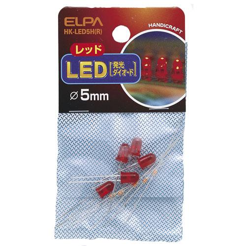 エルパ ELPA LED 発光ダイオード φ5mm レッド HK-LED5H（R） : webby shop - 通販 - Yahoo!ショッピング