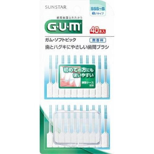 サンスター GUM ガム ソフトピック 無香料 SSS〜S 40本入 : webby shop - 通販 - Yahoo!ショッピング