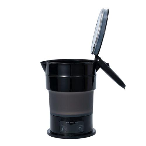 ナカバヤシ MCO コンパクトに折りたためる電気ケトル ブラック MBE-TK04/BK : 4902205266327 : webby shop - 通販 - Yahoo!ショッピング