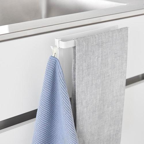 山崎実業 キッチンシンク下収納扉タオルハンガー タワー tower H15 ホワイト 1590 : webby shop - 通販 - Yahoo!ショッピング