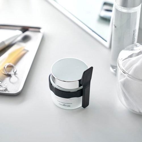 山崎実業 収納バンド付き美容クリームスパチュラ タワー tower ブラック 4039 : webby shop - 通販 - Yahoo!ショッピング