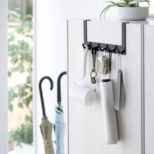 山崎実業 下駄箱扉引っ掛けフック＆ツールホルダー タワー tower ブラック 4129☆★ : webby shop - 通販 - Yahoo!ショッピング