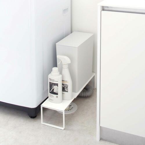 山崎実業 伸縮洗濯機排水口上ラック プレート Plate ホワイト 4969 : webby shop - 通販 - Yahoo!ショッピング