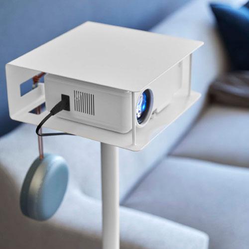 山崎実業 高さ伸縮プロジェクタースタンド タワー tower ホワイト 6027 : webby shop - 通販 - Yahoo!ショッピング