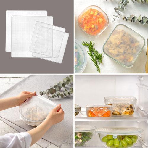 和平フレイズ ラクーニ 角型 シリコーンラップ 4枚入 RE-7361 : webby shop - 通販 - Yahoo!ショッピング