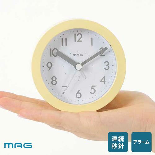 ノア精密 MAG マグ 電子音目覚まし時計 ルント イエロー T-640 LY-Z : webby shop - 通販 - Yahoo!ショッピング