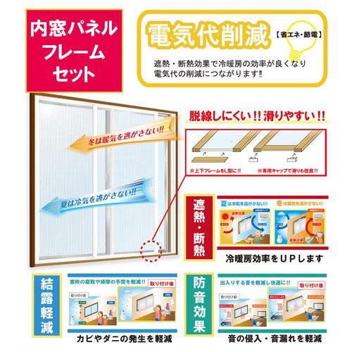 光モール 内窓パネルフレームセット S ビスケット NO.2823 : 4960126228237 : webby shop - 通販 - Yahoo!ショッピング