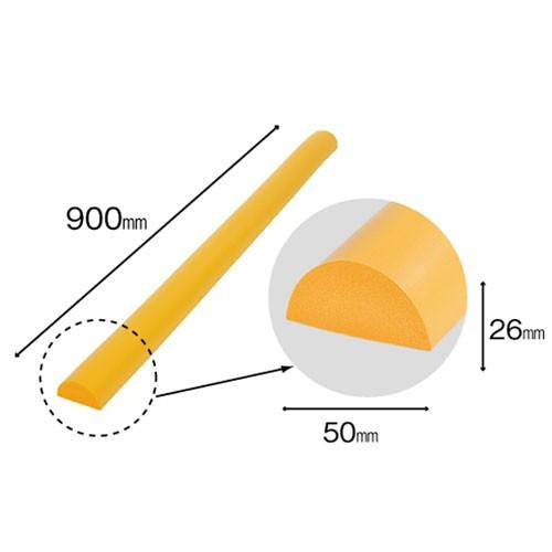 カーボーイ 安心クッション 半月型 90cm ブラック 8205200 : webby shop - 通販 - Yahoo!ショッピング