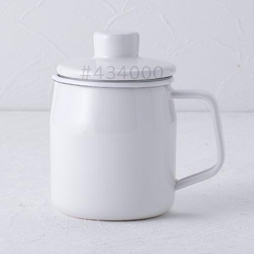 富士ホーロー フィルトミニ オイルポット 0.35L ホワイト OP-0.35L.W 油ポット 油こし器 琺瑯 フィルター こし網 油入れ コンパクト 小さめ 揚げ物☆★ : webby ...