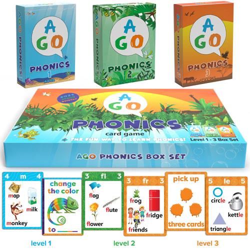 AGO Phonics 2nd Edition [AGO Card Game] Box Set （Level 1-3） : webby ...