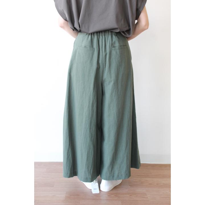 マリードール（MARIED'OR）タックフレアキュロットパンツ／グリーン :25413-3:CREEKS ONLINE SHOP Yahoo!店 - 通販 - Yahoo!ショッピング