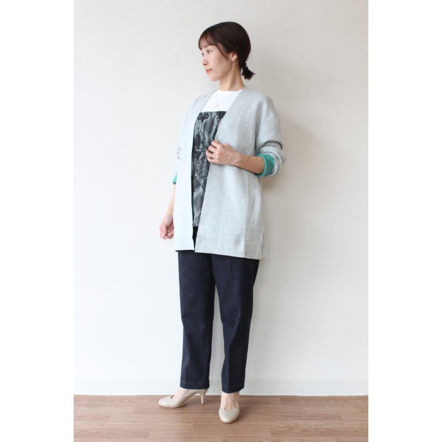 ドナマリ―（DONA MARIE）バイカラーニットカーディガン／グレーグリーン : CREEKS ONLINE SHOP Yahoo!店 ...