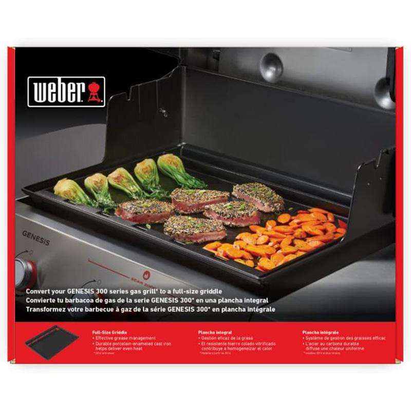 WEBER 【Weber公式】 ウェーバー バーベキュー コンロ Genesis フルサイズ グリドル - 300 シリーズ BBQ グリル ...