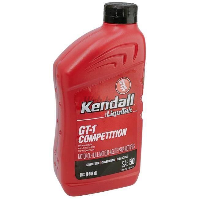 Kendall ケンドル GT-1 Competition Motor Oil SAE50 4サイクルオイル : 21751009 : ウェ ...