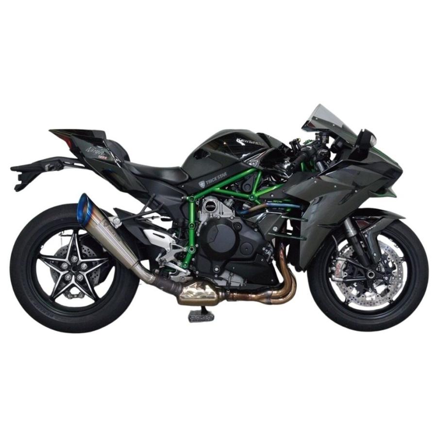 TRICK STAR TRICKSTAR トリックスター スリップオンマフラー ニンジャ H2 KAWASAKI カワサキ マフラー : ウェ ...