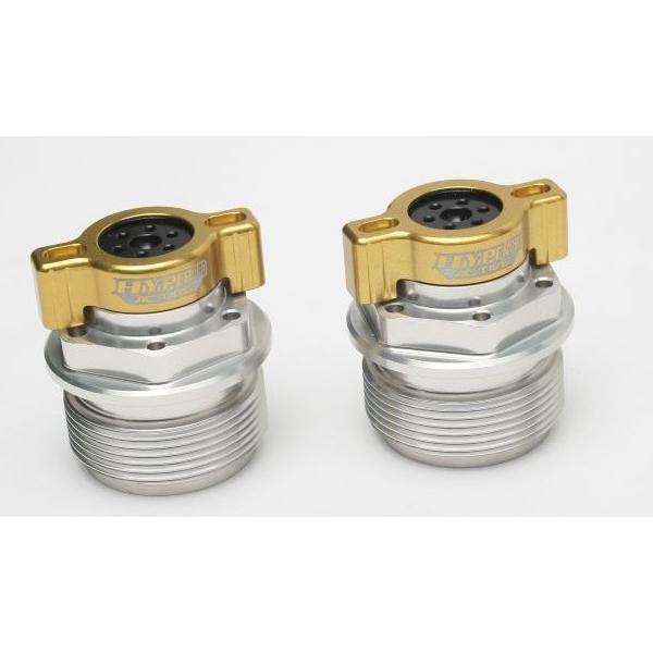 HYPERPRO ハイパープロ 純正フロントフォーク用プリロードアジャスター カラー：ゴールド MT-07 YZF-R25 XSR700 YZF-R3 Z650RS :23313800:ウェ ...