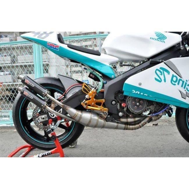 少し豊富な贈り物 T2 Racing Racing:ティーツーレーシング 右2本出し スチールチャンバーボディー NSR250R HONDA ...