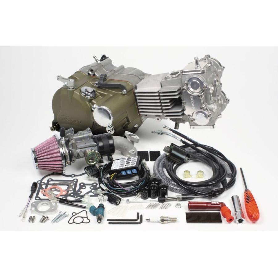 スペシャルパーツ武川 SP武川 SPタケガワ DESMO-4V コンプリートエンジンキット 124cc(プライマリー) モンキー HONDA ホンダ コンプリートエンジン エンジンパーツ ...