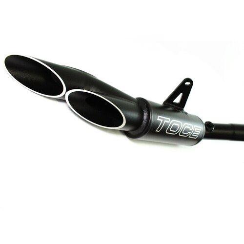 TOCE トゥース Double Down スリップオンマフラー Finish type(Flange＆Mid Pipe)：Satin ...