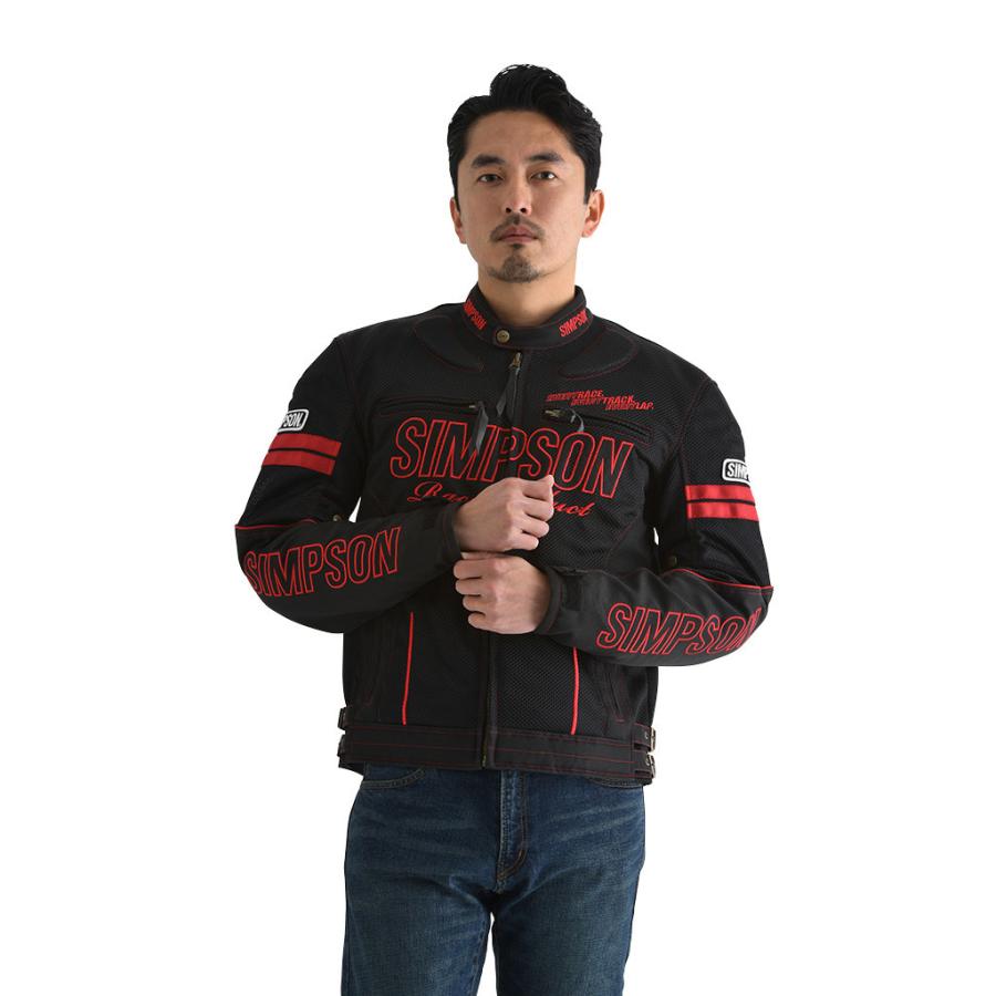 SIMPSON SIMPSON:シンプソン NSM-2201 Riders Mesh Jacket[ライダース メッシュ ジャケット] サイズ ...
