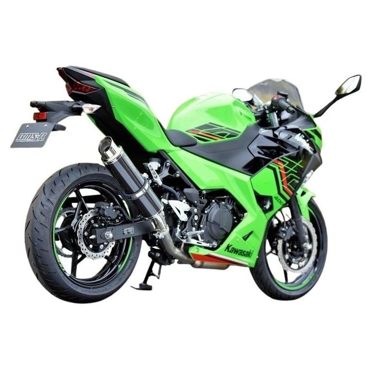 BEAMS ビームス R-EVO2 スリップオンマフラー 政府認証 タイプ：カーボンサイレンサー(重量：1.95kg【純正3.8kg】) NINJA400 Z400 KAWASAKI カワサキ ...