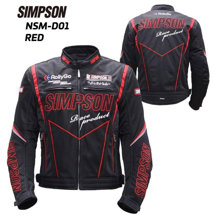 SIMPSON（バイク） SIMPSON シンプソン NSM-D01 ライダースメッシュジャケット サイズ：M メッシュジャケット ジャケット アパレル : ウェビック2号店 - 通販 ...
