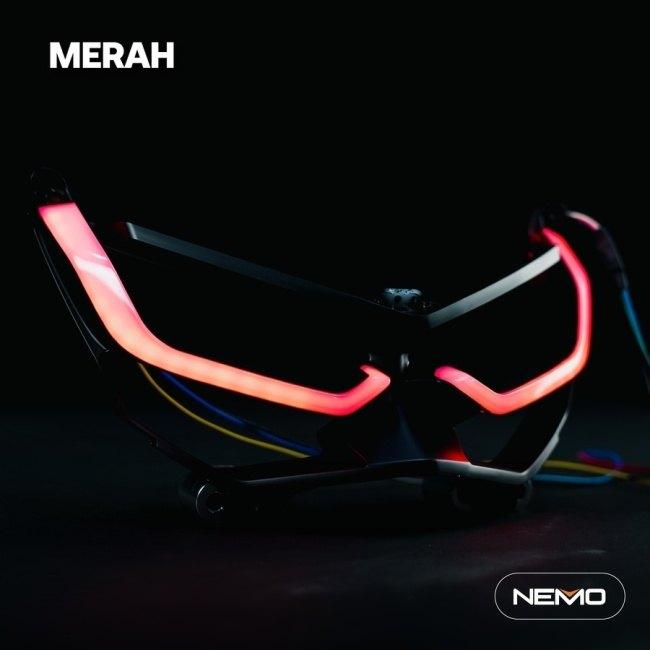 NEMO Nemo ネモ LED Headlight Trim Color：Red N-MAX YAMAHA ヤマハ ヘッドライト 灯火類 ...