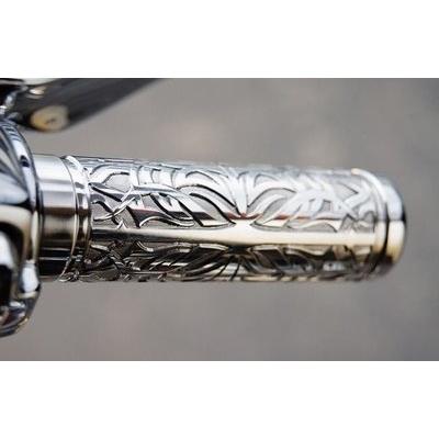 TRIJYA トライジャ グリップ Type02 カラー：ポリッシュ XLモデル XRモデル DYNAモデル SOFTAILモデル VRSCモデル ツーリングモデル ハンドル : ウェビック2 ...