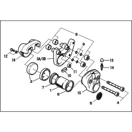 PMC ピーエムシー ブレーキキャリパー構成部品 サポートシールセット キャリパーシール ブレーキ : ウェビック1号店 - 通販 ...