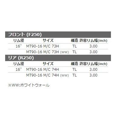 SHINKO（タイヤ） SHINKO シンコー R250 【MT90-16 M/C 74H (WW) TL】 タイヤ HONDA ホンダ KAWASAKI カワサキ SUZUKI スズキ ...