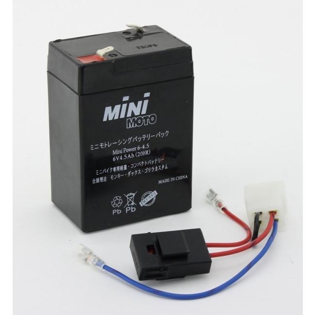 MINIMOTO MINIMOTO:ミニモト 強力MF6Vバッテリー 【6N2A-2C-3】 ダックス ダックス70 :20221032:ウェ ...