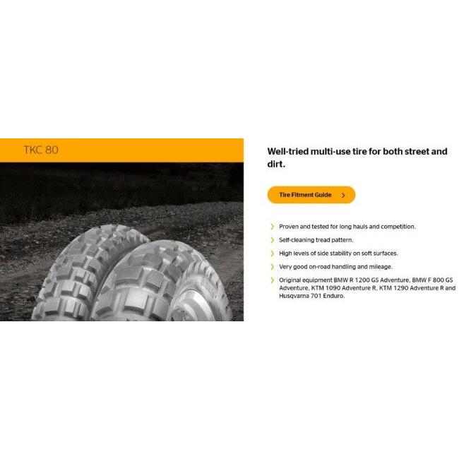 コンチネンタル Continental TKC 80 Twinduro 【140/80-18 70R TT チューブタイヤ M+S】ツインデューロ タイヤ : ウェビック1号店 - 通販 ...