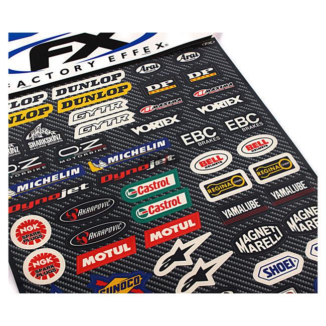 FACTORY EFFEX ファクトリーFX スポンサーステッカーキット ストリートマイクロスポンサー ステッカー・デカール 外装 : ウェビック1号店 - 通販 - Yahoo!ショッピング