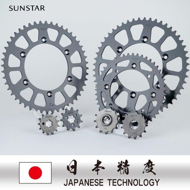 SUNSTAR サンスター フロントスプロケット 丁数：13 KX60 KX65 KX80 KX80 II KX85 KX85 II RG50Γ WOLF50 DT50 DT50R PW80 ...