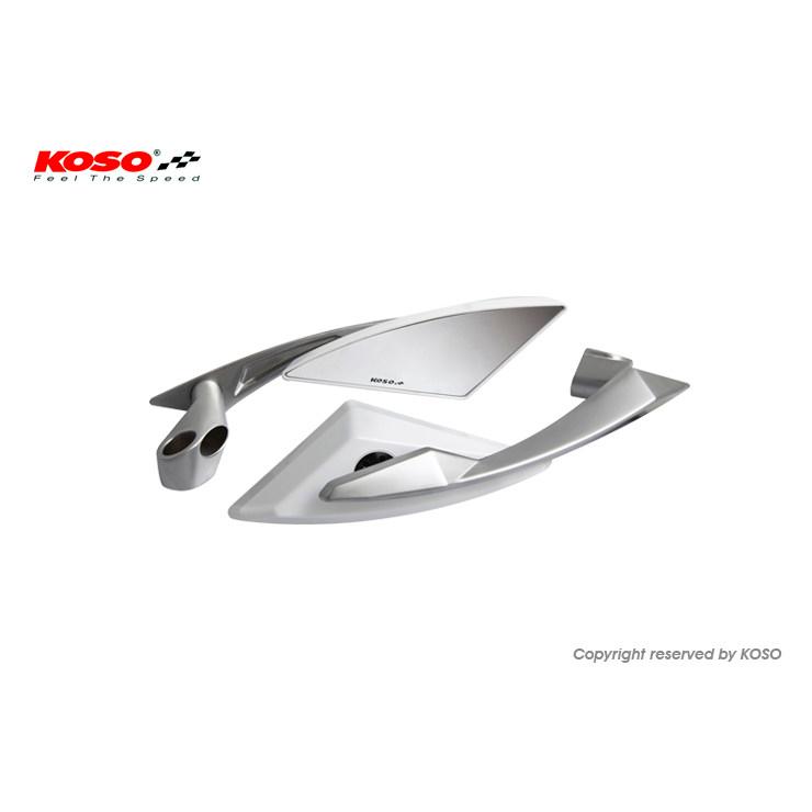 KOSO コーソー DEVIL STYLE ミラー WHITE SHELL/SILVER ハンドル : ウェビック1号店 - 通販 - Yahoo!ショッピング