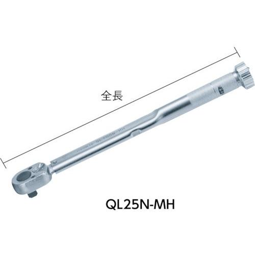 東日 東日:トーニチ トルクレンチ トルク調整範囲(N・m)：5-25【品番】QL25N-MH :20636244:ウェビック1号店 - 通販 ...