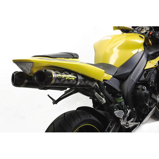 Two Brothers Racing ツーブラザーズレーシング V.A.L.E. デュアルスリップオンマフラー M2アルミサイレンサー ...