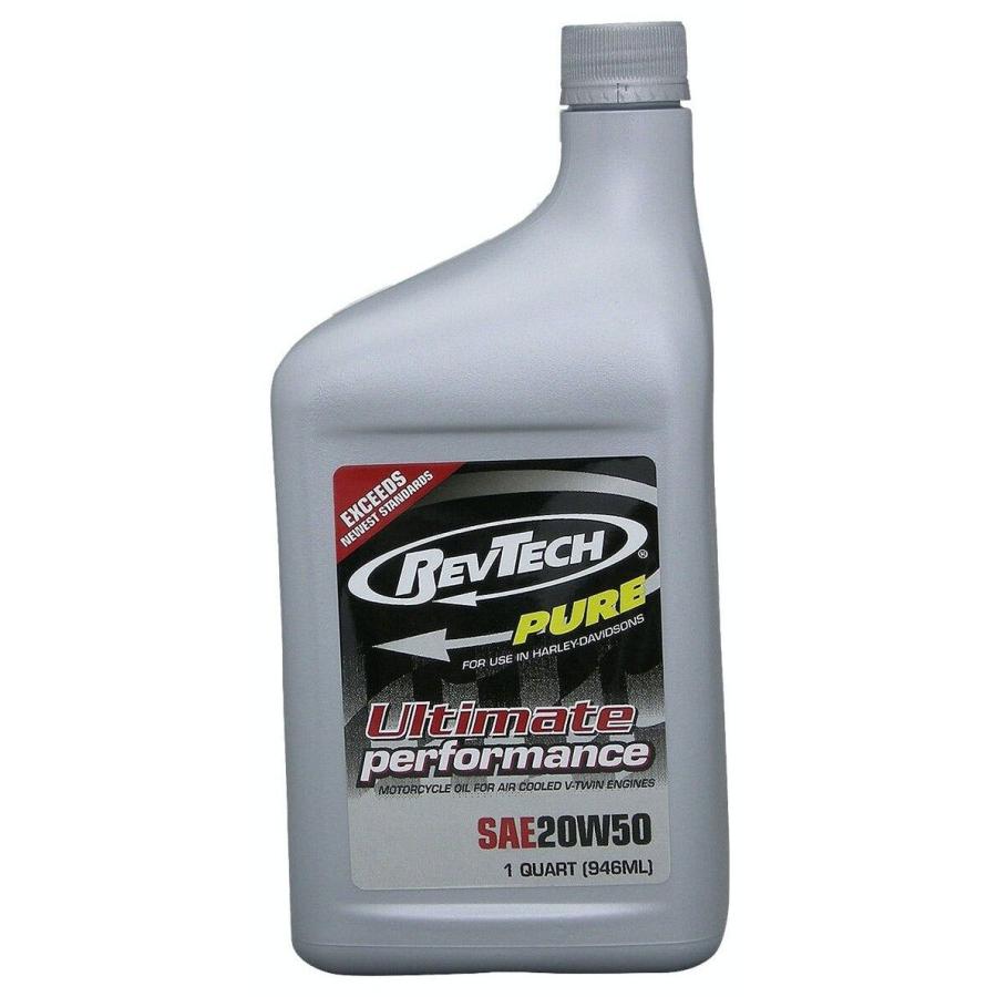 REVTECH RevTech レブテック エンジンオイル PURE【20W50】【4サイクルオイル】 容量：946ml (1クオート) 4サイクルオイル オイル : ウェビック1号店 ...