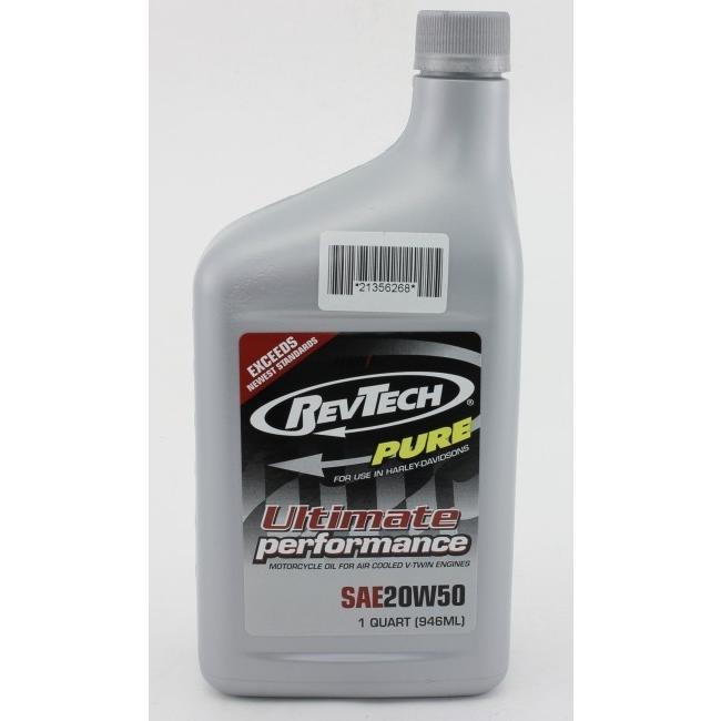 RevTech RevTech:レブテック エンジンオイル PURE【20W50】【4サイクルオイル】 容量：946ml (1クオート ...