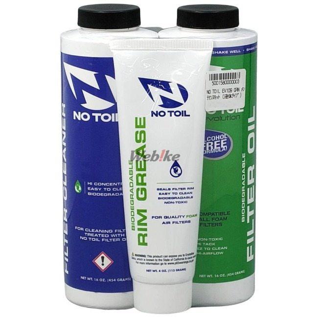 No-toil ノートイル グリーン メンテナンスキット フィルターオイル・フィルタークリーナーセット ケミカル : ウェビック1号店 ...