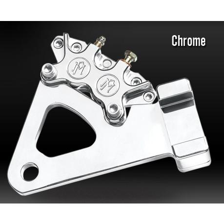 Performance Machine パフォーマンスマシン 4Pリアキャリパーブラケット 125×4R 仕様：ポリッシュ FXRモデル ...