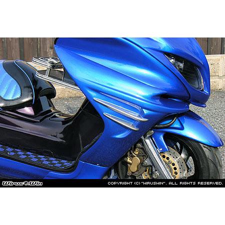 WirusWin ウイルズウィン ソリッドバイザーカウル タイプG フィンバージョン 塗装無し マジェスティ250(SG03J) YAMAHA ヤマハ その他スクーター外装 カウル関連 : ウ ...