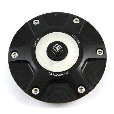 DUCABIKE (DBK) ドゥカバイク (ディービーケー) フューエルタンクキャップ カラー：ブラック／シルバー :21751439:ウェ ...