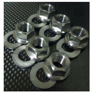 TITANIUM64 チタニウムロクジュウヨン スプロケットナットセット ZX-10R KAWASAKI カワサキ スプロケットボルト・ナット ...