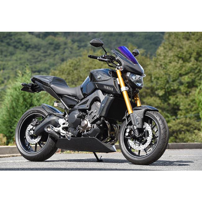 Magical Racing マジカルレーシング フレームガード タイプ：平織りカーボン製 MT-09 XSR900 YAMAHA ヤマハ ...